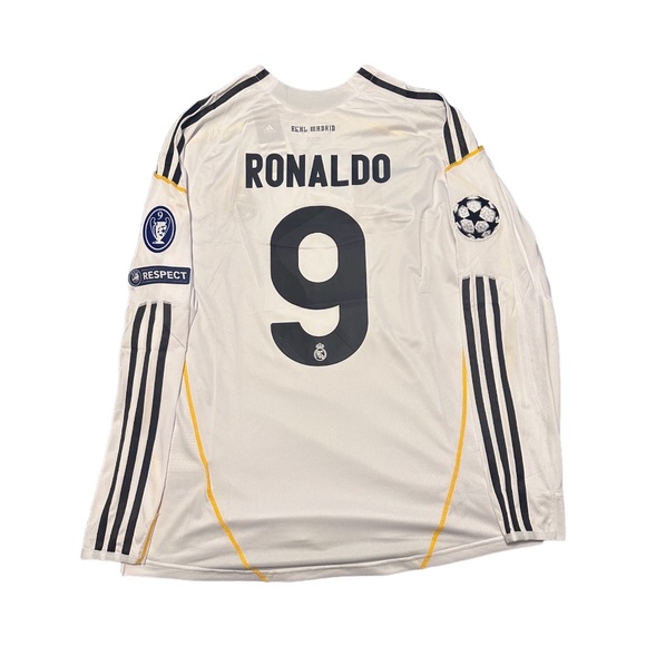 adidas | Shirts | 2090 Real Madrid Full Sleeve Home Kit Cr7 Ronaldo ...